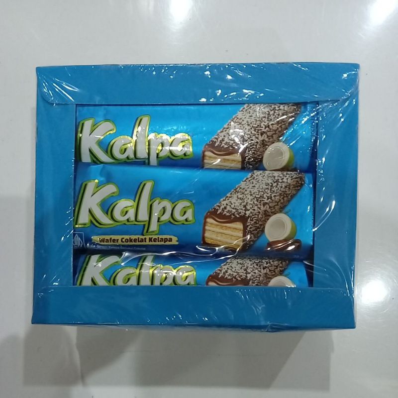 Jual Kalpa Wafer dengan Kelapa Bersalut Cokelat 22 g @12 pcs | Shopee Indonesia