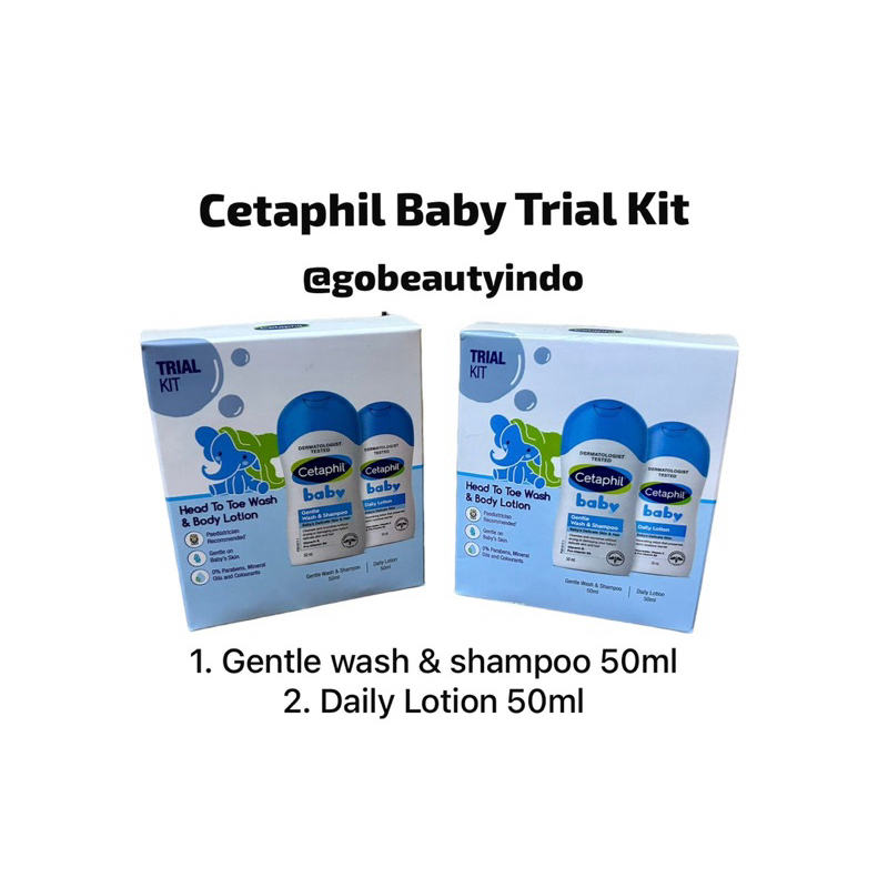 Jual Cetaphil Baby Travel Kit | Trial Kit | Shopee Indonesia