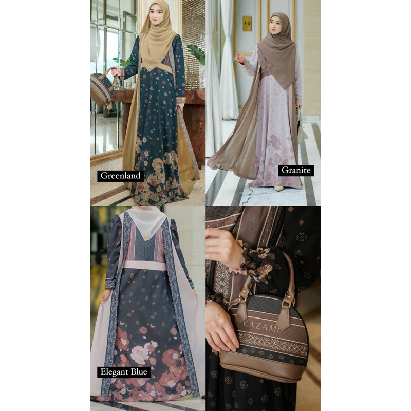 Jual Cindai kembang “DRESS MOM STYLE 2” |HIJAB TERPISAH By Kazami ...
