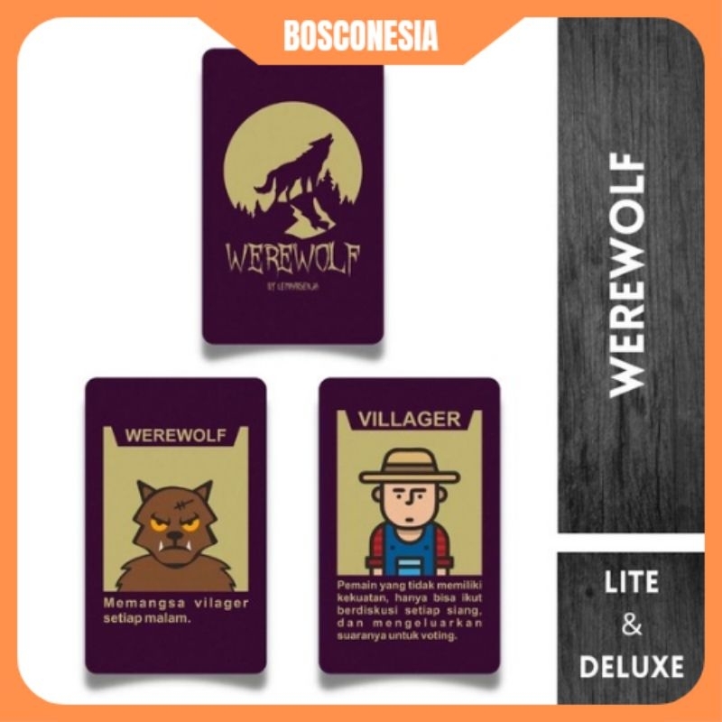 Jual Kartu Permainan WereWolf Lite & Deluxe Lemari Senja | Shopee Indonesia