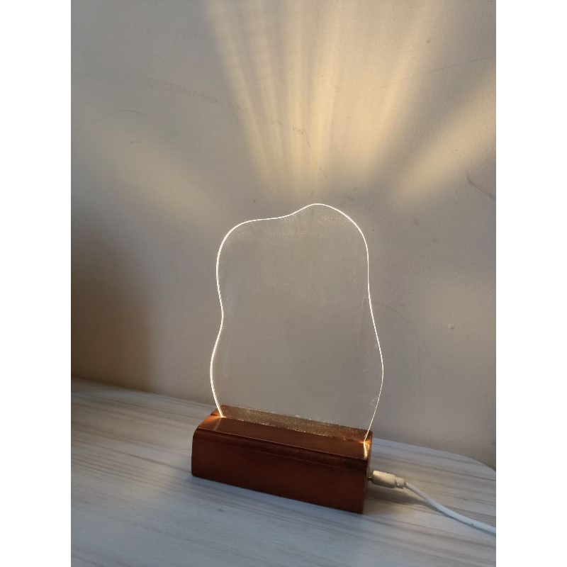 Jual lampu LED akrilik / lampu LED akrilik polos | Shopee Indonesia