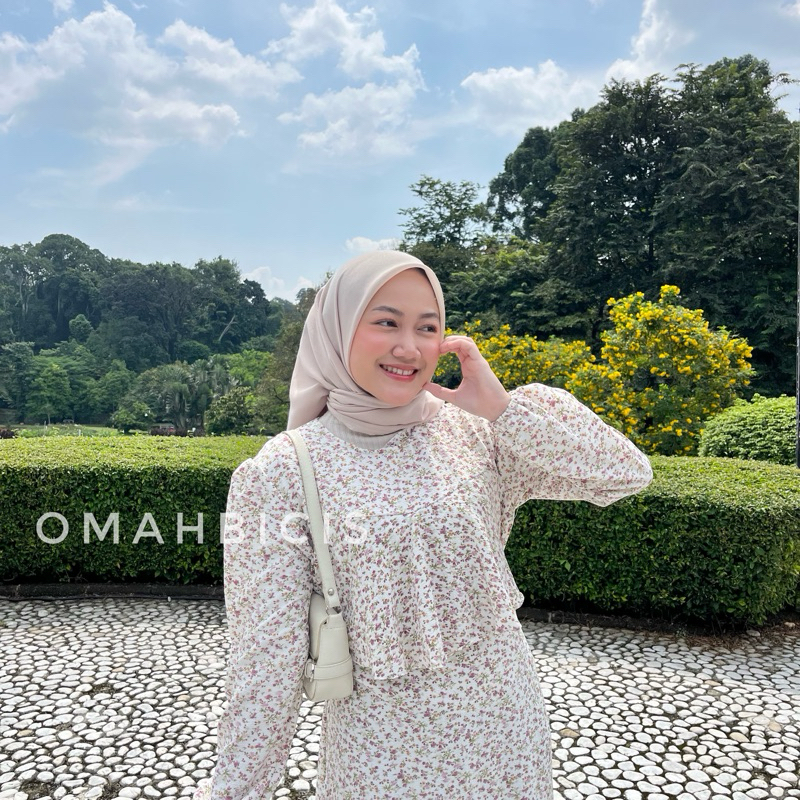 Jual Himari Dress korean vintage- Dress Korea- Dress crinkle - Dress ...