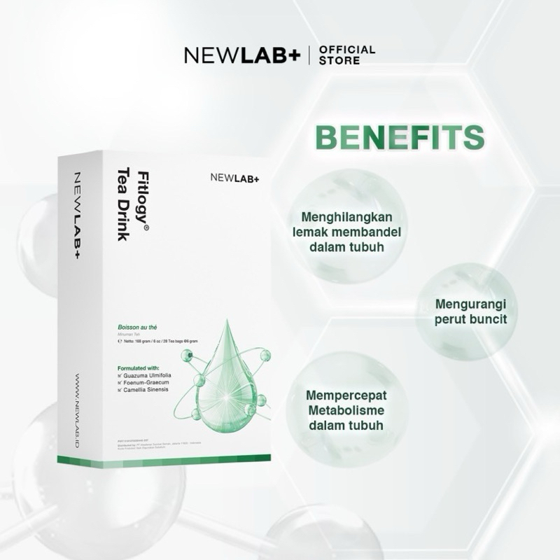 Jual Newlab teh tea 28 Teabag detox Newlab+ New lab minuman slimfazz isi 28 teabag bag slimming ...