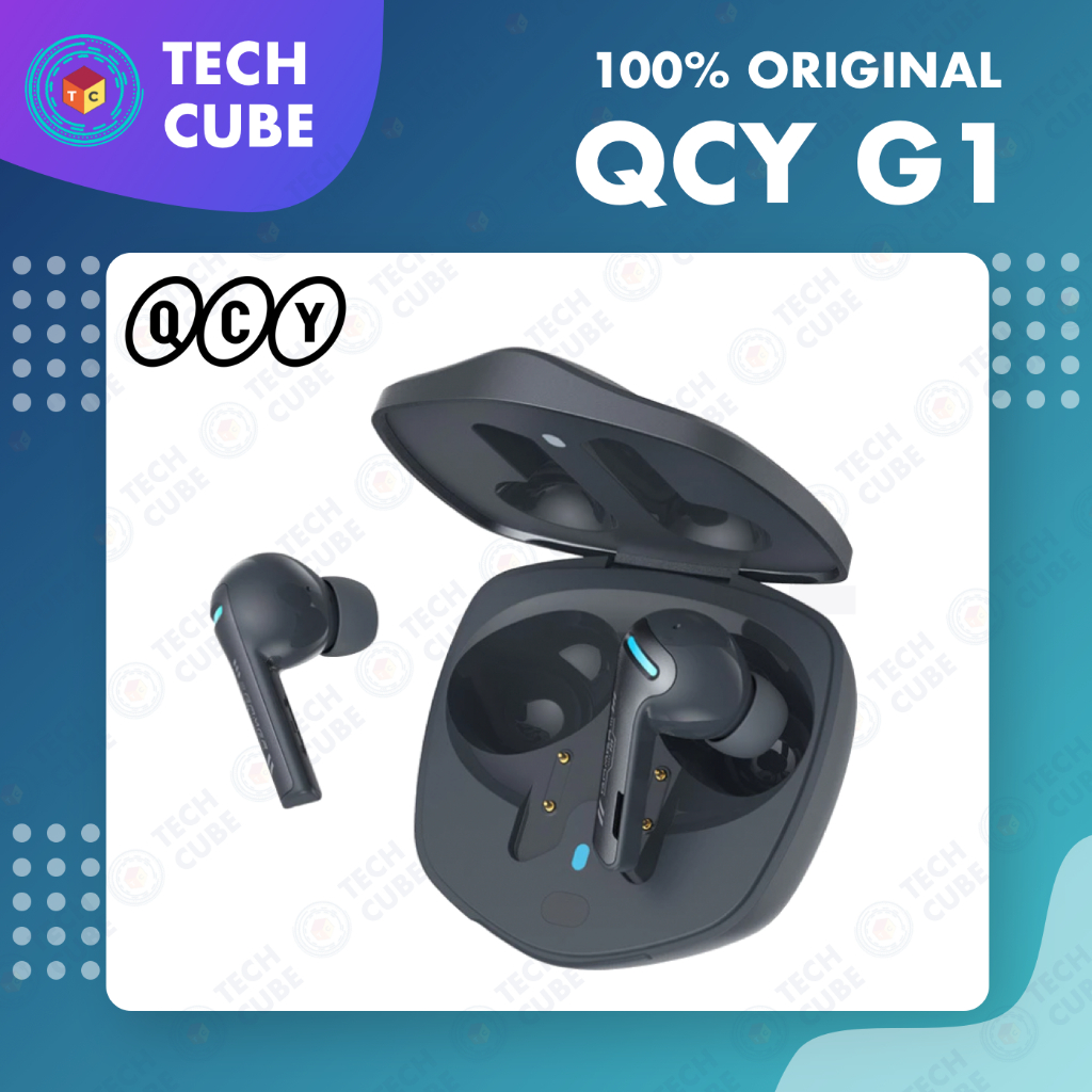Jual QCY G1 TWS ENC Wireless Gaming Earphone Headset Earbuds Bluetooth Alt T5 T13 T17 HT03 T1C ...