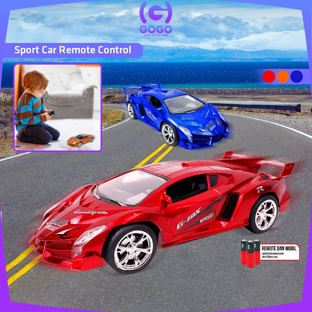 Jual GOGO-M115-M120 Mainan Anak Mobil Remot Kontrol RC Sport Car Remote ...