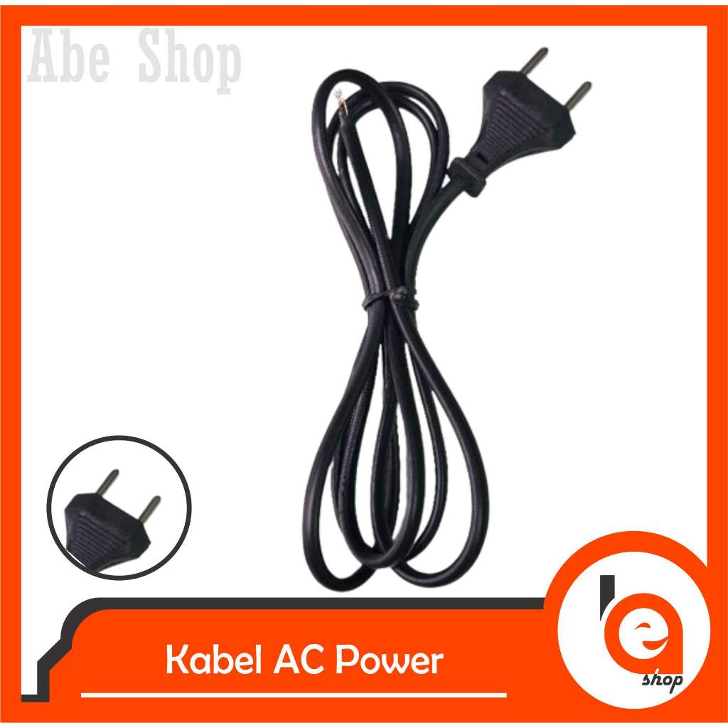 Jual Kabel Power AC Buntung Hitam 1,5 Meter | Shopee Indonesia