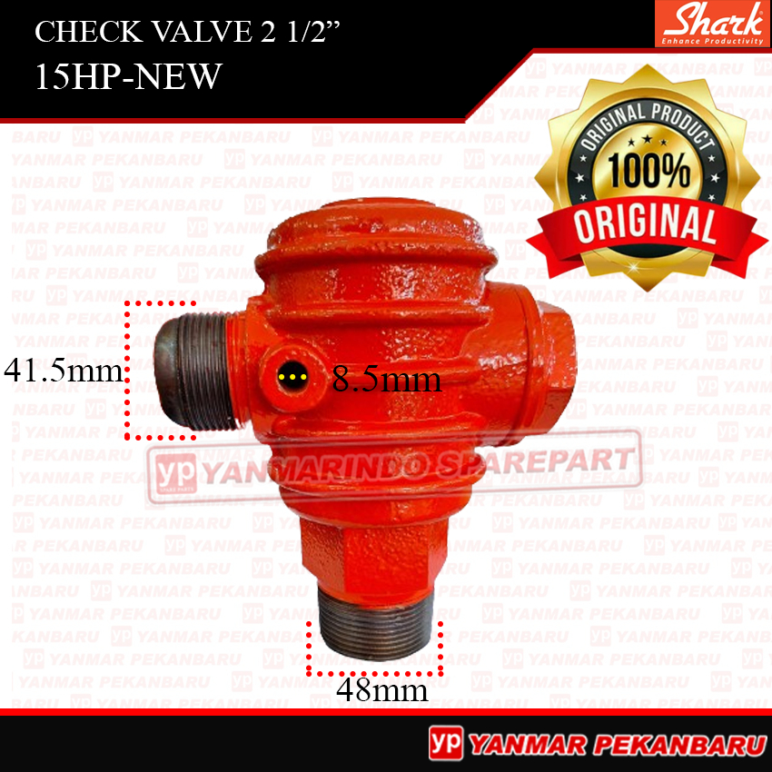 Jual 15HP CHECK VALVE KLEP TABUNG TANGKI MESIN KOMPRESOR SHARK 15 HP ...