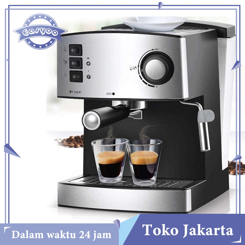 Jual Coffee Maker Espresso Esspreso Machine Mesin Coffe Mesin Kopi Rumahan 15Bar | Shopee Indonesia