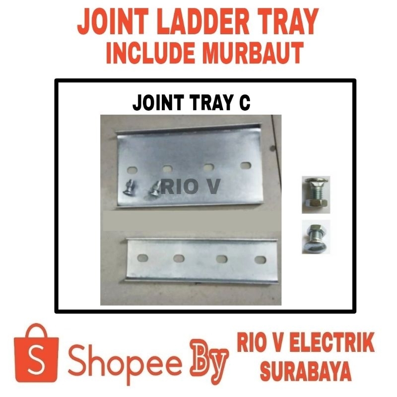 Jual JOIN LADDER W TRAY U dan C ELECTRO 100 MM 50 MM FITTING Jointing ...