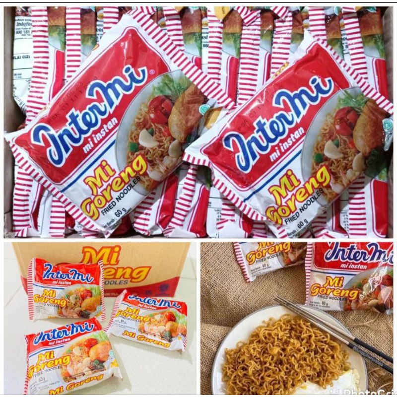 Jual INTERMIE GORENG 60GR MIE INSTANT MURAH BY INDOFOOD / MI INSTANT ...