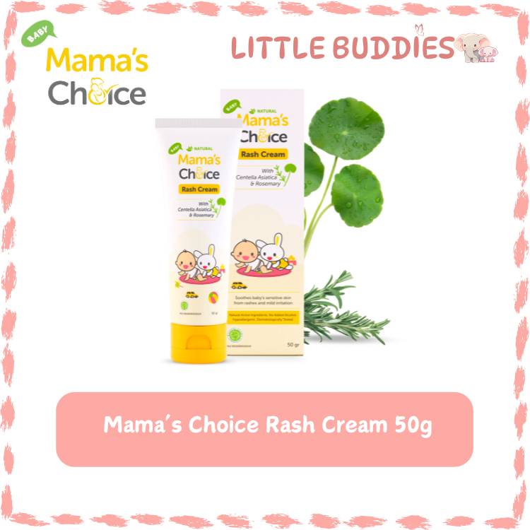 Jual Rash Cream Mama's Choice 50gr - Krim untuk meredakan biang ...