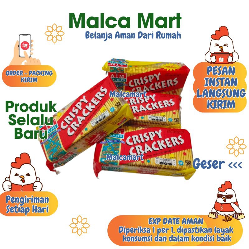 Jual AIM Biskuit Crispy Crackers 150 gram | Shopee Indonesia