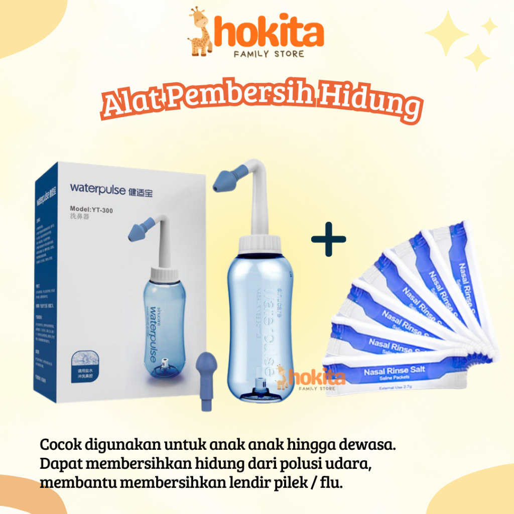 Jual Alat Pencuci Hidung Waterpulse / Botol Pembersih Hidung Nasal ...