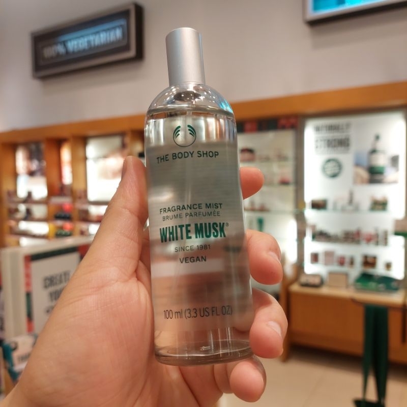 Jual The Body Shop White Musk Fragrance Mist 100ml | Shopee Indonesia
