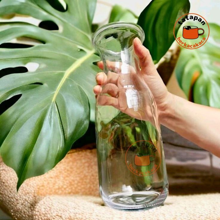 Jual VAS KACA BENING TINGGI / VAS BUNGA AESTHETIC / POT KACA BUNGA ...