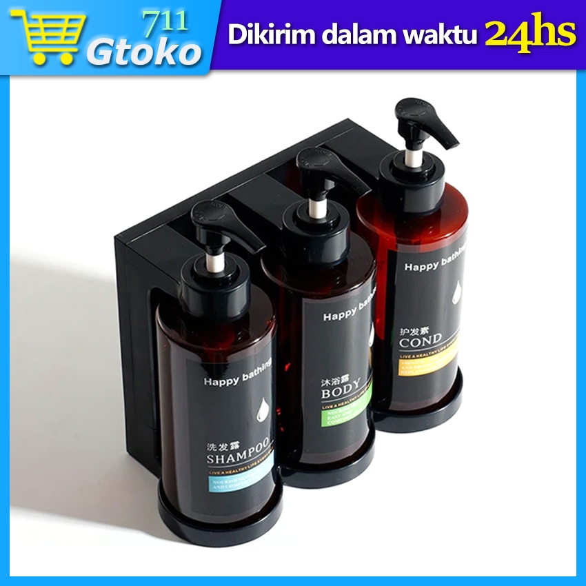 Jual 300ml Gantungan Botol Sabun Cair Shampoo Tempel Dinding Kamar ...