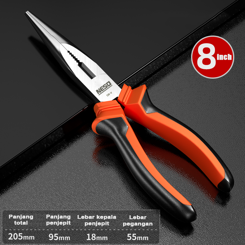 Jual NESO Tang Potong Kombinasi COD Lancip 6in1 6~8 inch / Peralatan ...