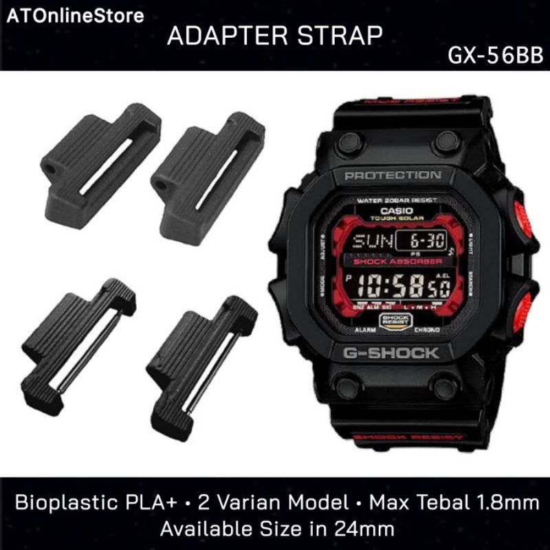 Jual Adapter Tali Jam Tangan G-SHOCK GX56 GX-56 Nato Zulu Strap ...
