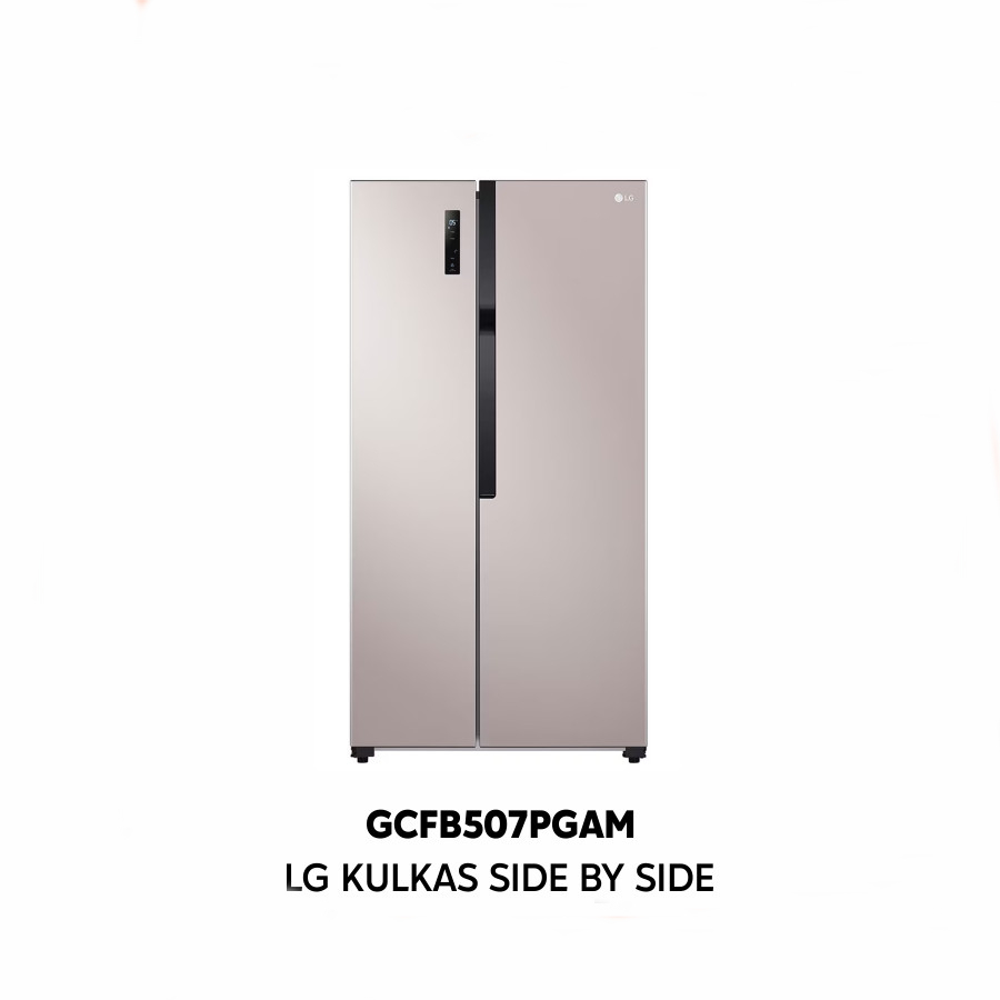 Jual LG Kulkas Side By Side Refrigerator GCFB507PGAM | Shopee Indonesia