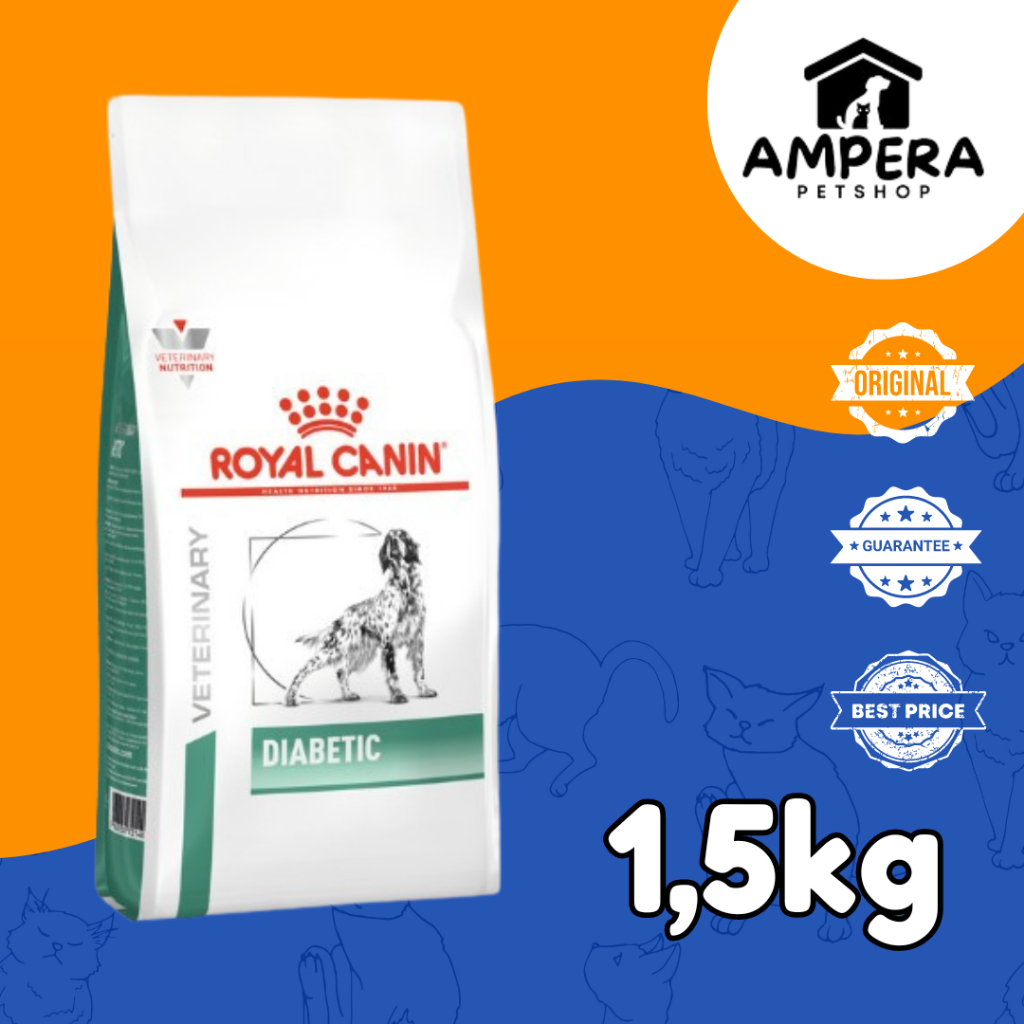 Jual Royal Canin Vet Diabetic Dog 1.5Kg | Shopee Indonesia