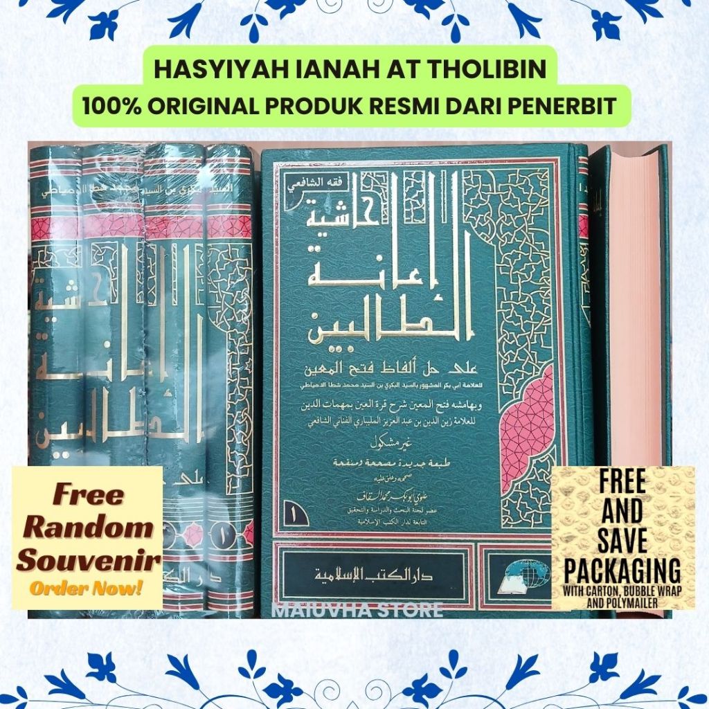 Jual Kitab DKIs Hasyiah I'anatut Tholibin | Kitab Ianatutholibin ...