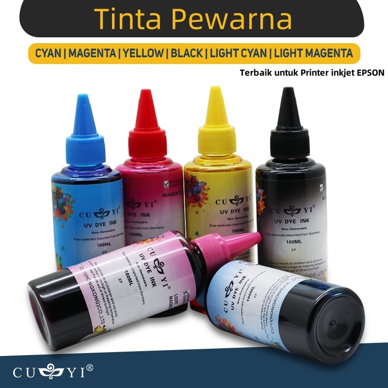 Jual Tinta Pewarna 100ML - Cocok untuk semua Printer Inkjet Epson ...