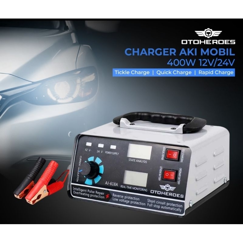 Jual Alat Cas Setrum Aki Mobil Baterai Charger | Shopee Indonesia