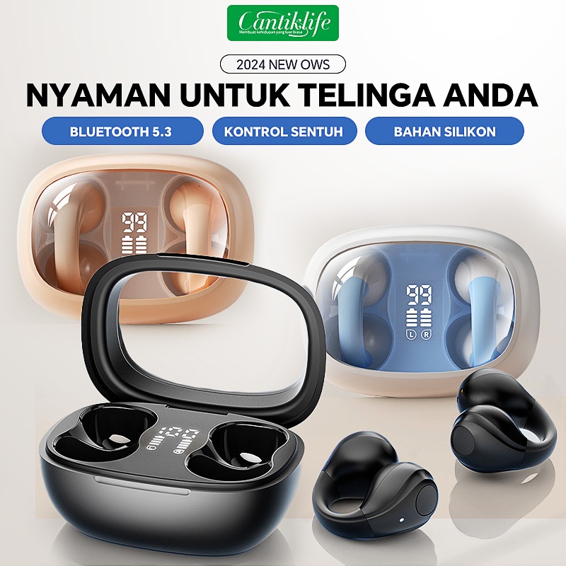 Jual Headset Bluetooth Konduksi Tulang Nirkabel Versi 5.3 Versi HIFI ...