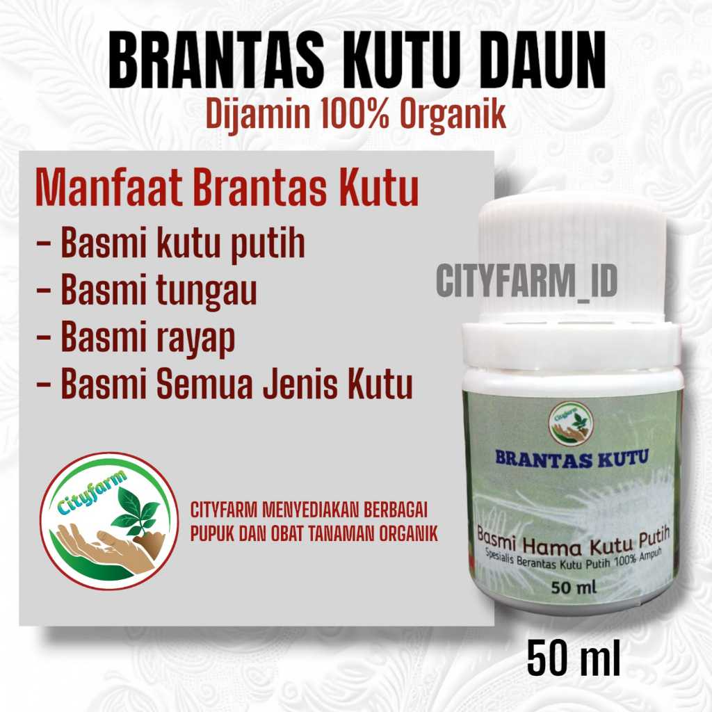 Jual Brantas Kutu Basmi Hama Spesialis Kutu Putih Kemasan 50ml ...