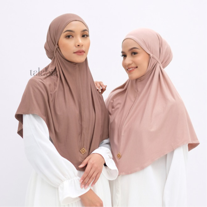 Jual TALABIA - Rumaisha Hijab Bergo Instant Tali Cooltech Rayon Spandex | Shopee Indonesia