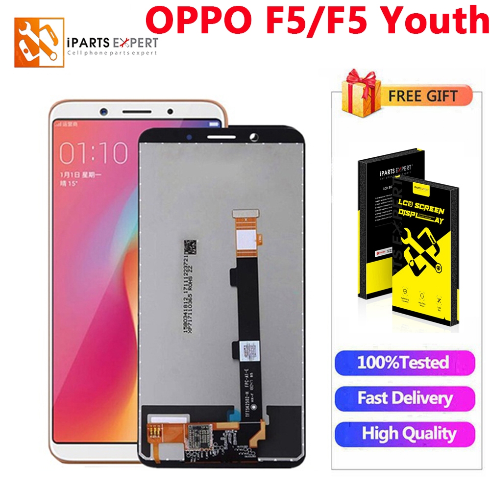Jual IPARTSEXPERT LCD HP For OPPO F5 Original Set Touch Screen Set Layar Sentuh For OPPO F5 ...