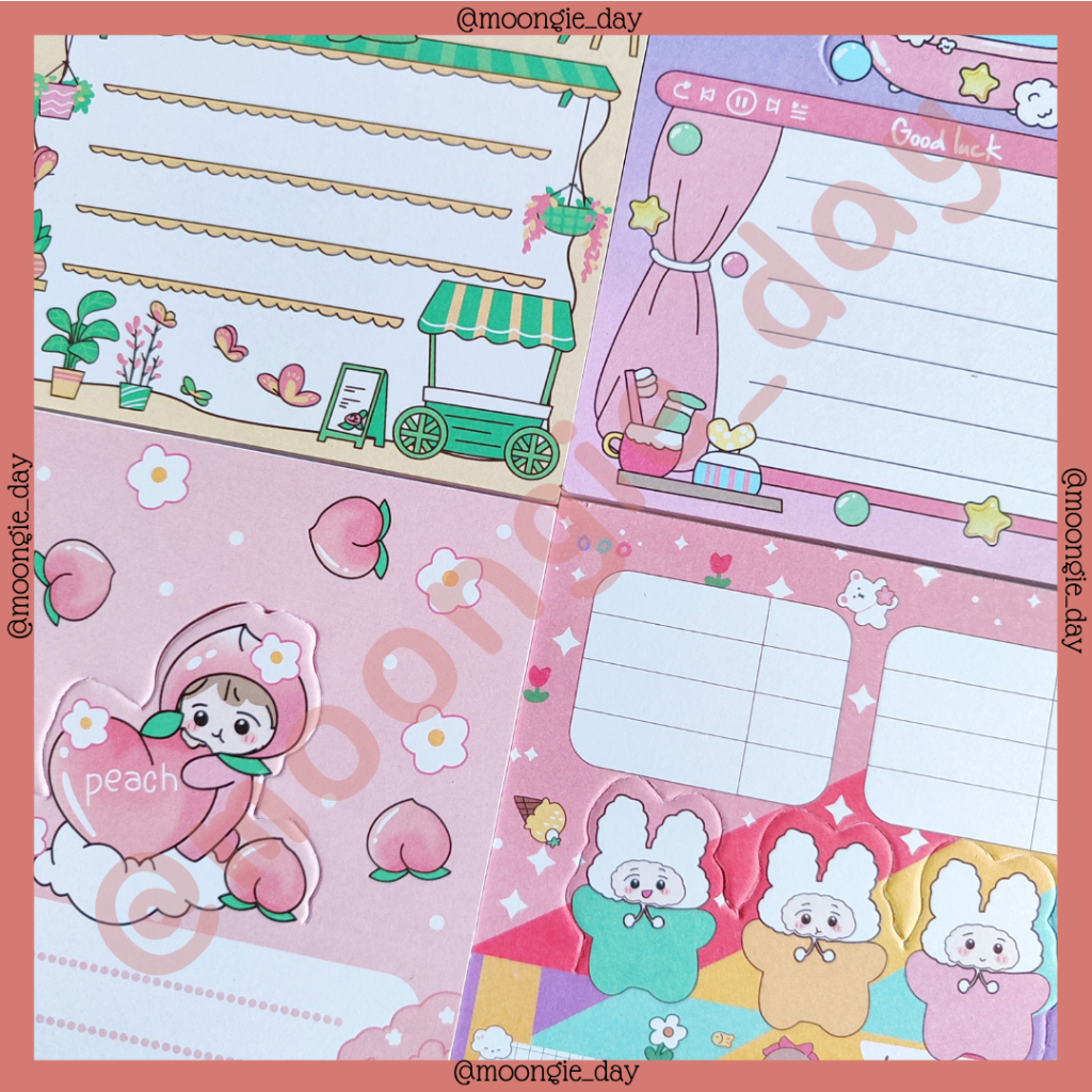 Jual 36 LEMBAR MEMO NOTES BISA DILIPAT KERTAS TEMA CUTE GIRL AND ANIMAL ...