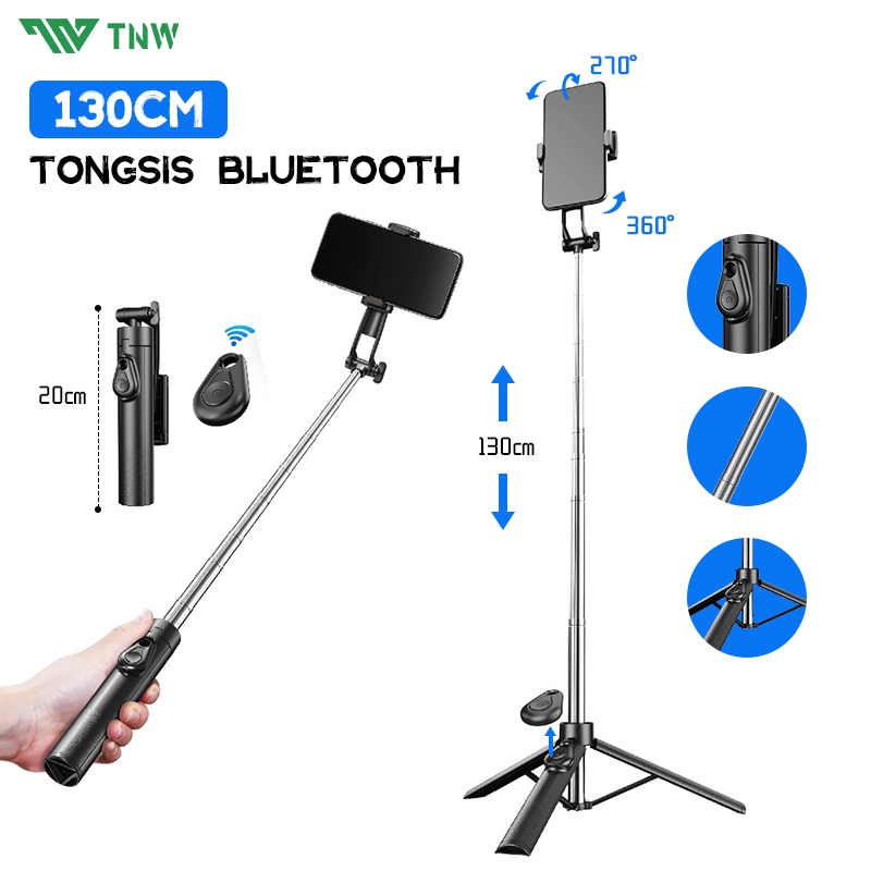 Jual Tnw T13 Tongsis Bluetooth Selfie Stick Tripod Tongsis Tripod