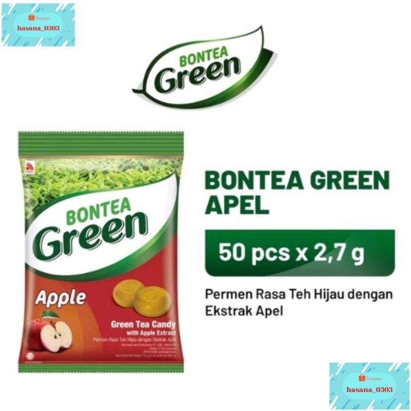 Jual BONTEA Green Apple 1 Bag (50 x 2.7 gr) | Shopee Indonesia