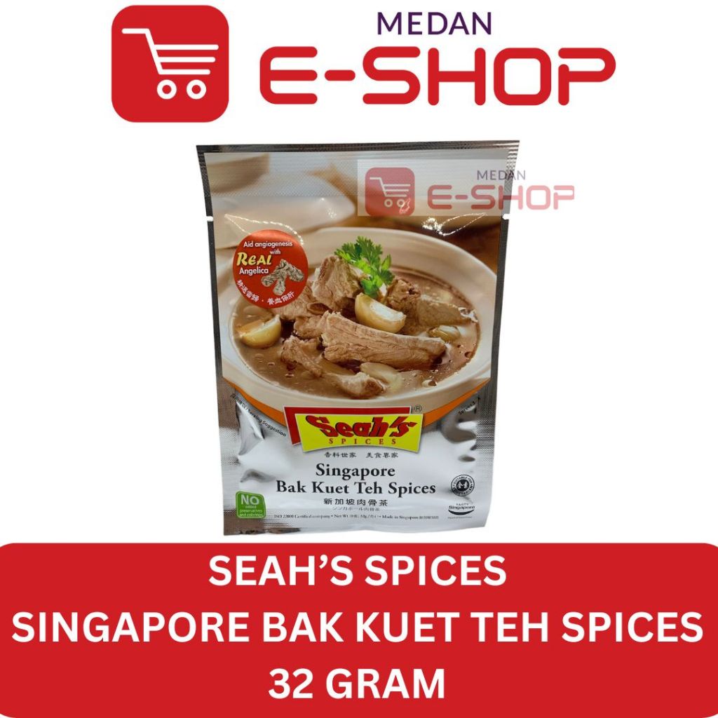 Jual SEAH's Spices Singapore Bak Kut Teh 32G Gram / bumbu BakKutTeh ...