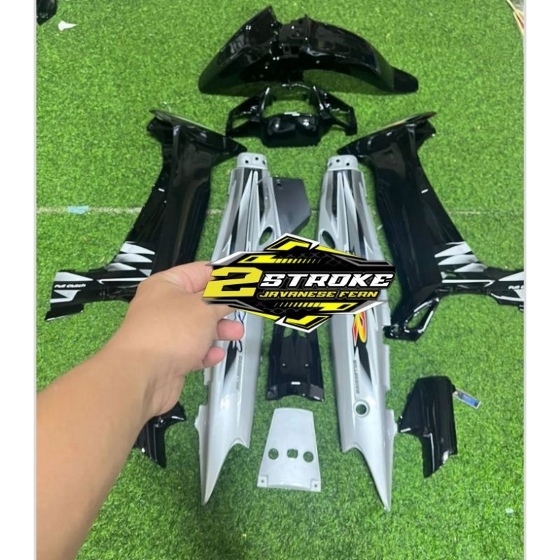 Jual Cover Body Fullset Halus Yamaha Fizr F1zr Millenium Hitam Silver ...