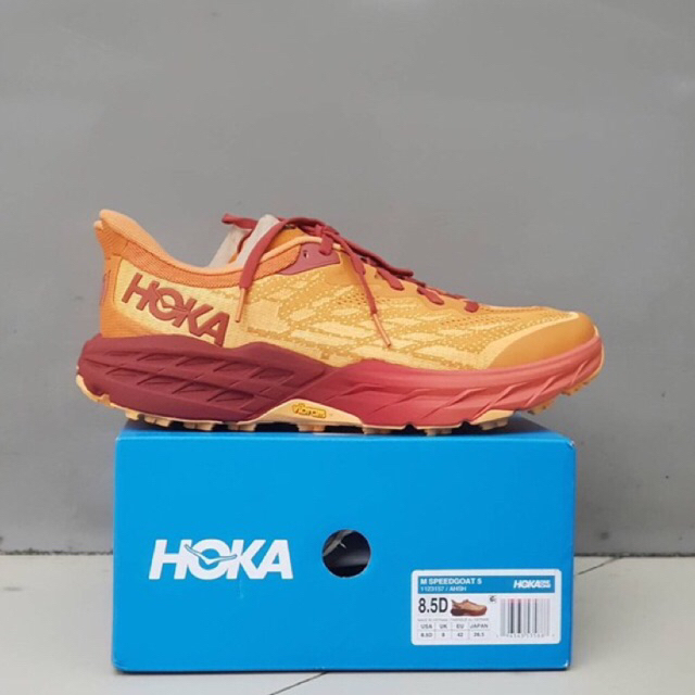 Jual Sepatu Trail Running Hoka Speedgoat 5 - Amber Haze/ Sherbet ...