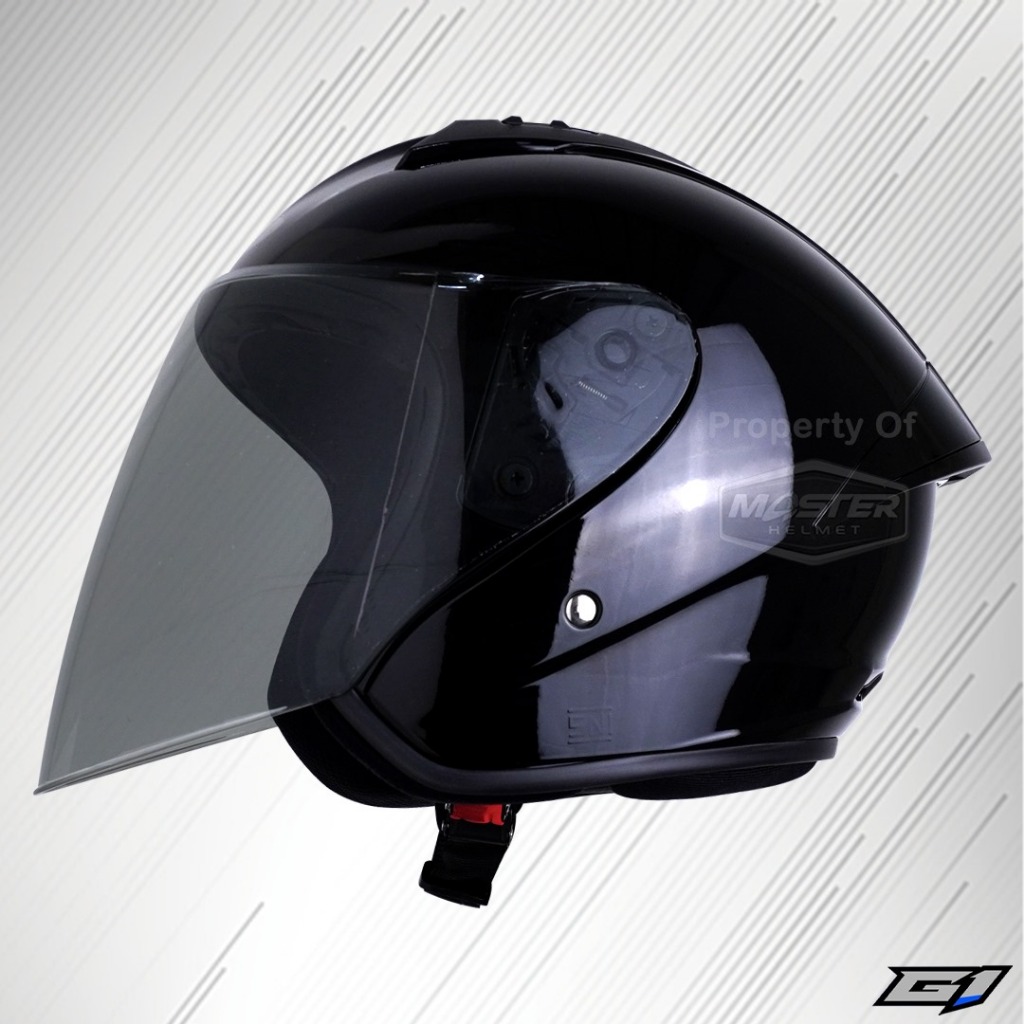 Jual Helm GM G1 SOLID Helm Half Face SNI | Shopee Indonesia