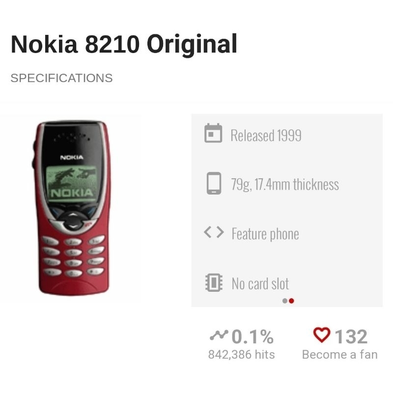 Jual NOKIA 8210 ORIGINAL HP JADUL LANGKA UNIK DAN ANTIK HP NOSTALGIA HP NYA PARA KOLEKTOR 100% ...