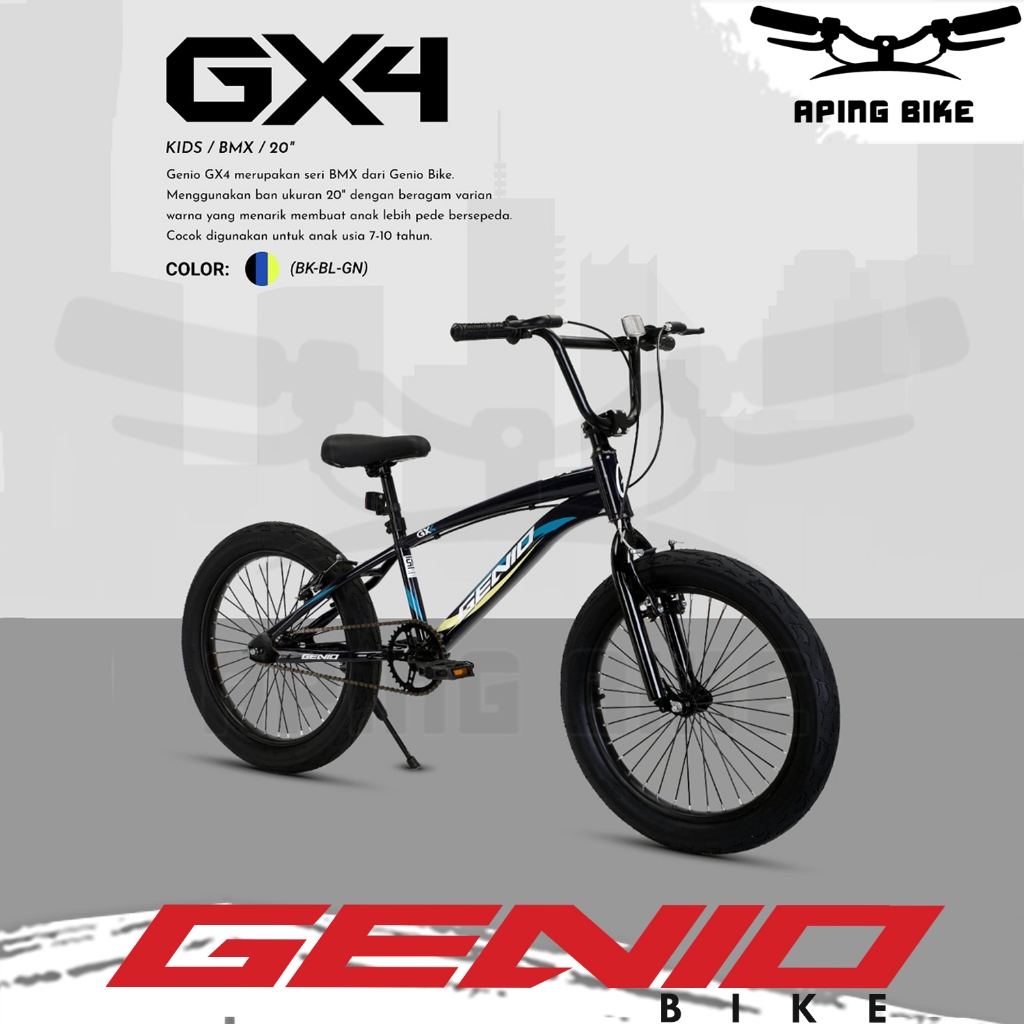 Jual Sepeda Genio GX4 20 Sepeda Anak Sepeda BMX 20 Inch BAN JUMBO ...