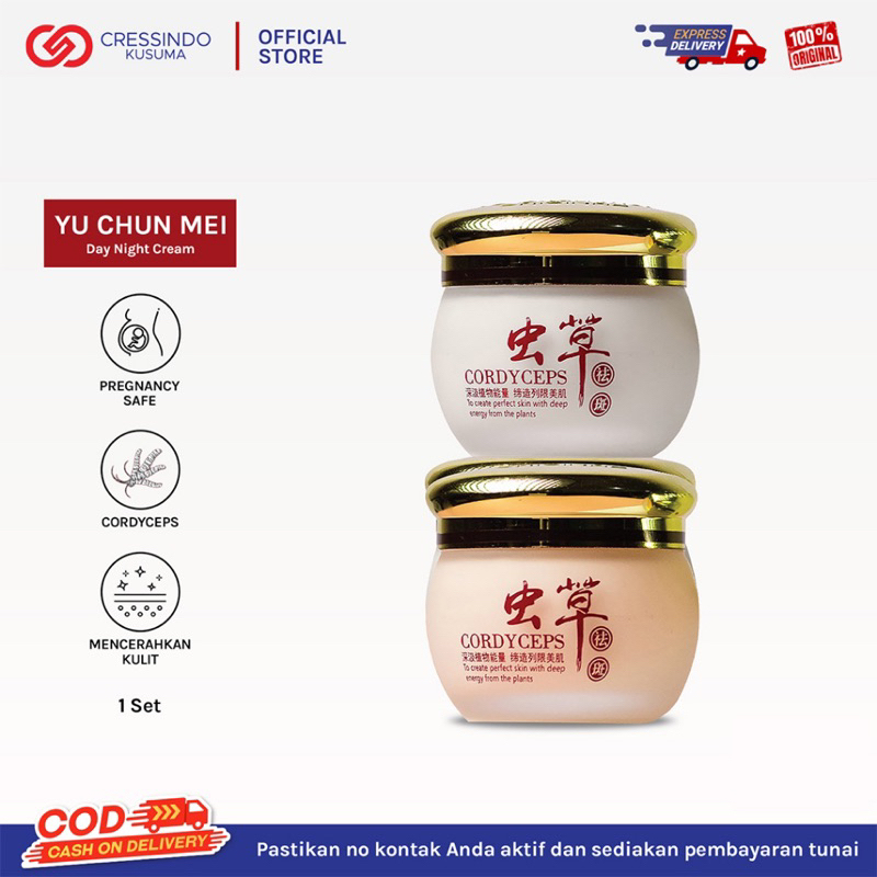 Jual Yu chun mei Cream Cordyceps Paket Lengkap Isi 4 Cordy ORIGINAL ...