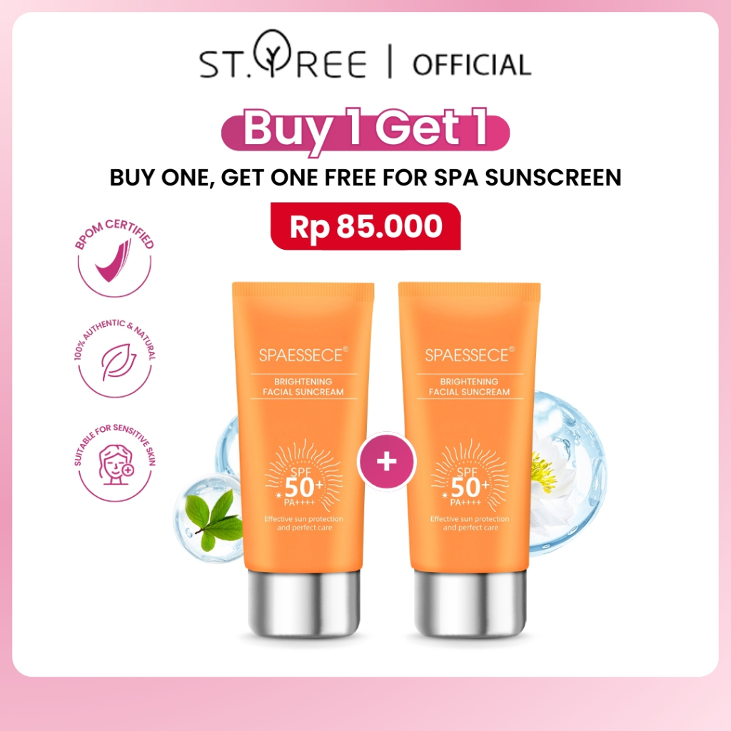 Jual ST.TREE Multipurpose Tinted Sunscreen SPF50+ PA++++ 2in1 | Shopee ...