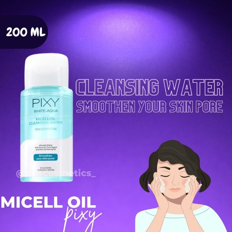 Jual Pixy White Aqua Micellar Water || Speed Remove || Smooth Pore || 200ML | Shopee Indonesia