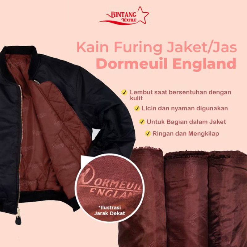 Jual Kain Dalaman Furing Puring Dormil Dormeuil England untuk Jas ...