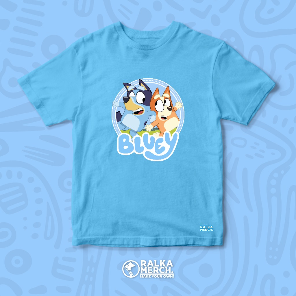 Jual BLUE | Kaos Blue Anak Usia 1 Tahun - 12 Tahun Bahan Cotton Combed ...