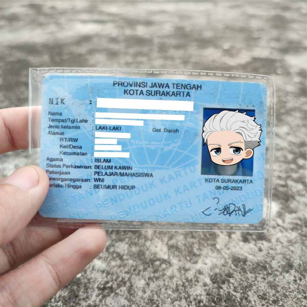 Jual Cover KTP / SIM Anime Wind Breaker - Sampul Pelindung Anti Gores ...