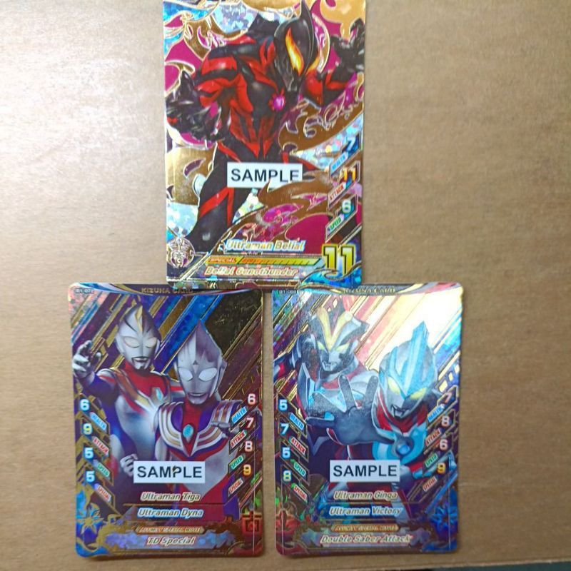Jual Kartu Ultraman "Sample" - Ultraman Fusion Fight Ver.01 - "Untuk ...