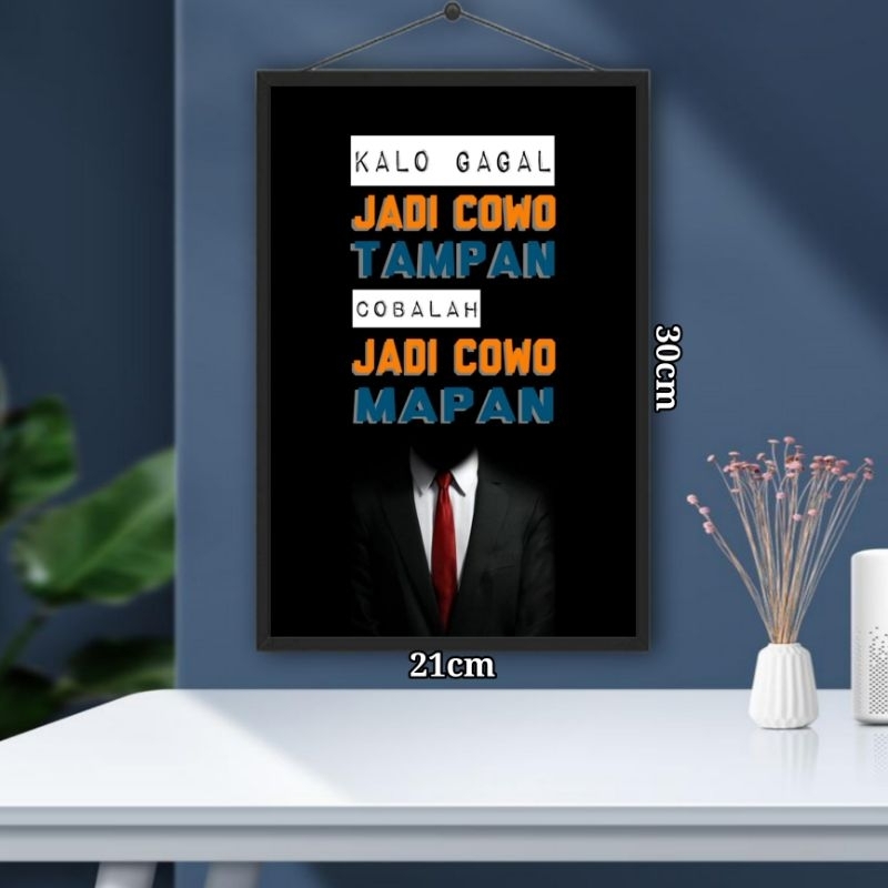 Jual poster quote kata-kata UK 21x30 sudah laminasi art paper | Shopee ...