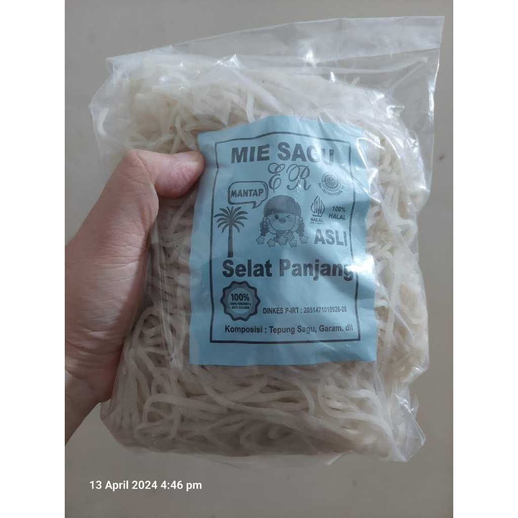 Jual [oddsolshop] pekanbaru/Mie Sagu Mi Kering Asli Selat Panjang 500GR ...