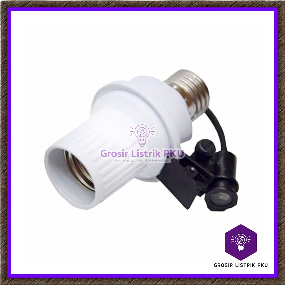 Jual Fitting Lampu Sensor Cahaya Otomatis E27 Kualitas Bagus Asli ...